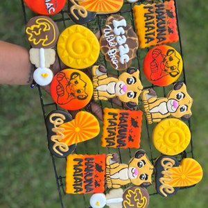 Lion King/simba Inspire Sugar Cookies - Etsy