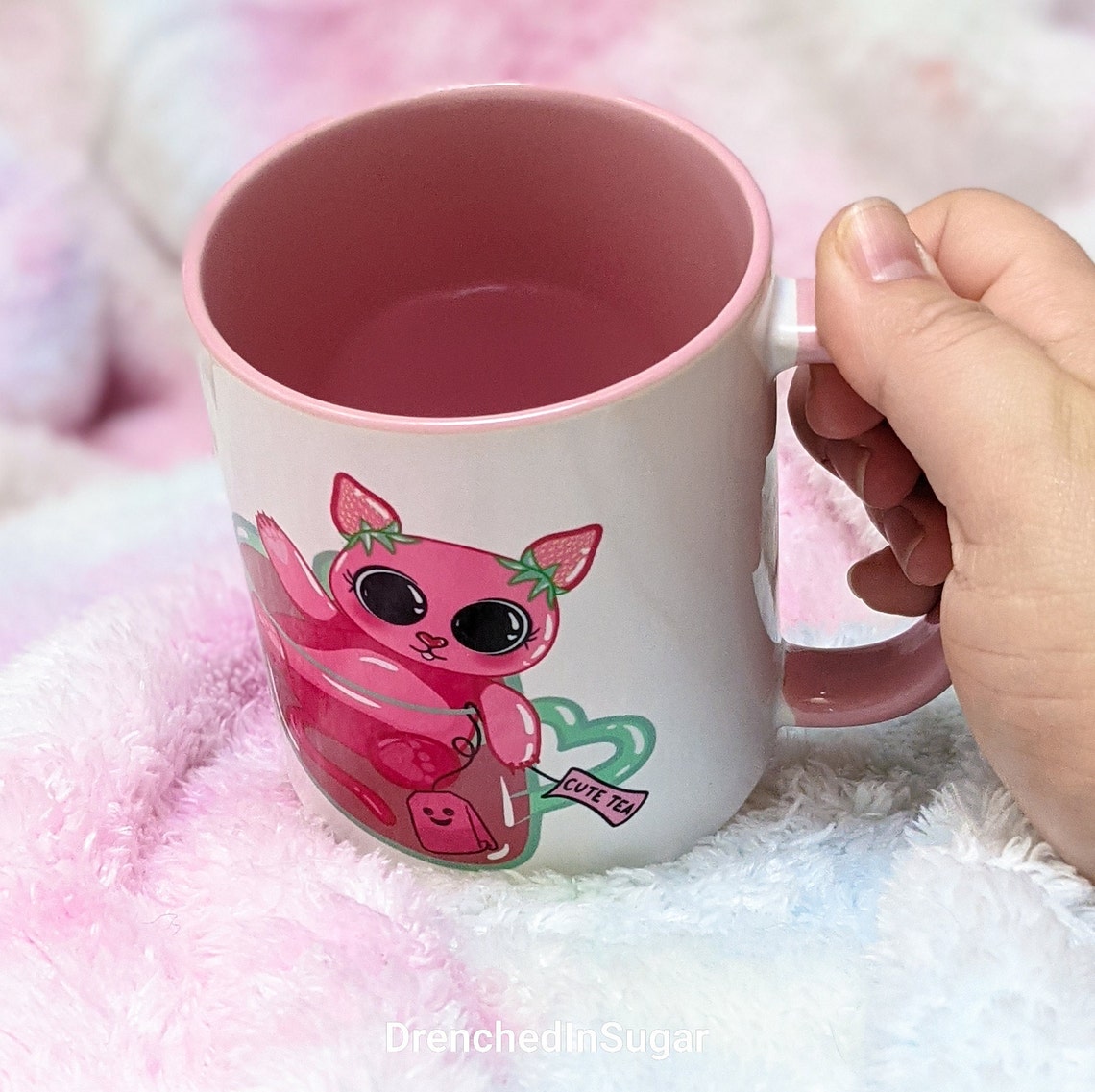 Cute Ceramic Mug Kawaii Cute-tea Animal Cup Kawaii Animal | Etsy