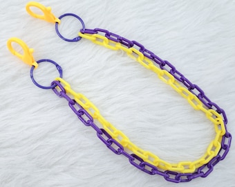 Colorful Layered Pants Chain, Cute Wallet Chain, Rainbow Pride Color ...
