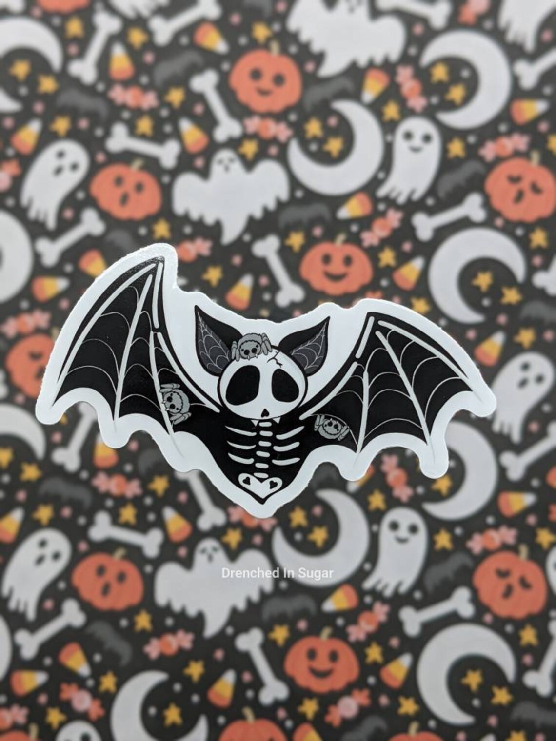 Cute Skeleton Animal Vinyl Stickers, Kawaii Spooky Boney Babies - Etsy