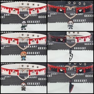 Scary Killer Bloody Choker Necklace, Cute Spooky Halloween Collar ...