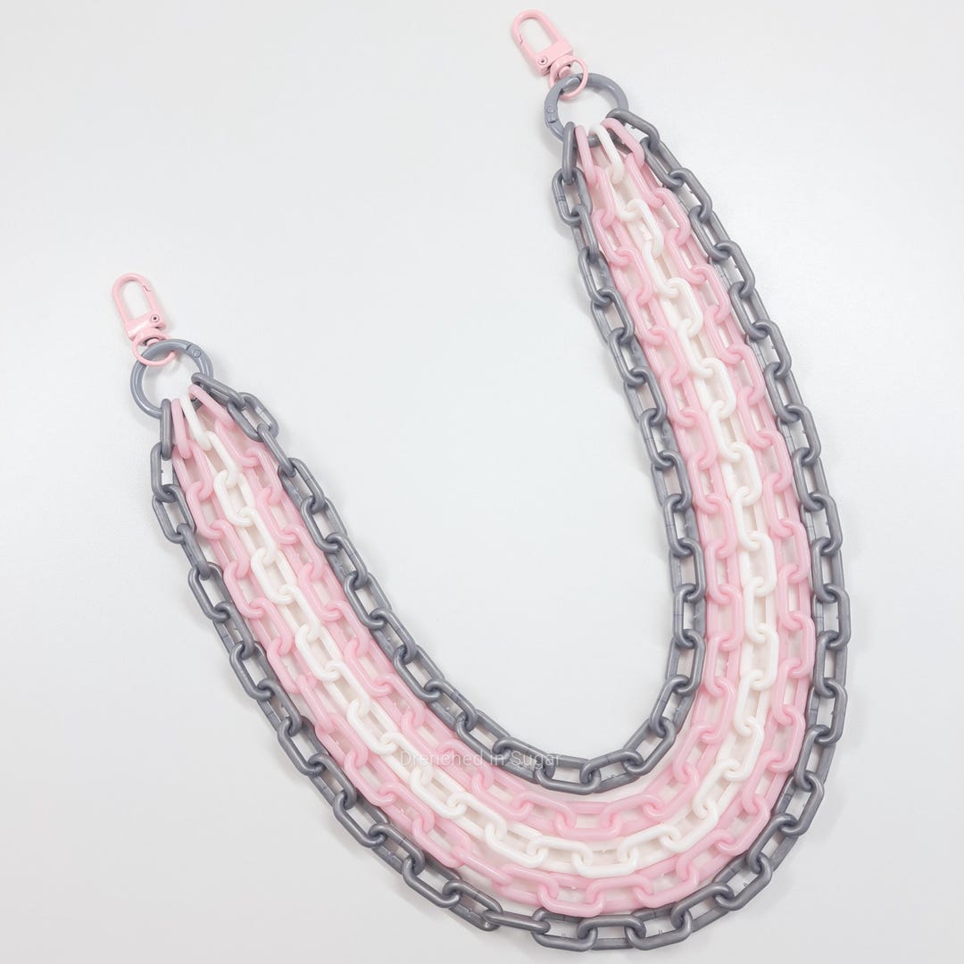 Colorful Layered Clip-on Chain, Cute Wallet Chain, Rainbow Pride Color ...