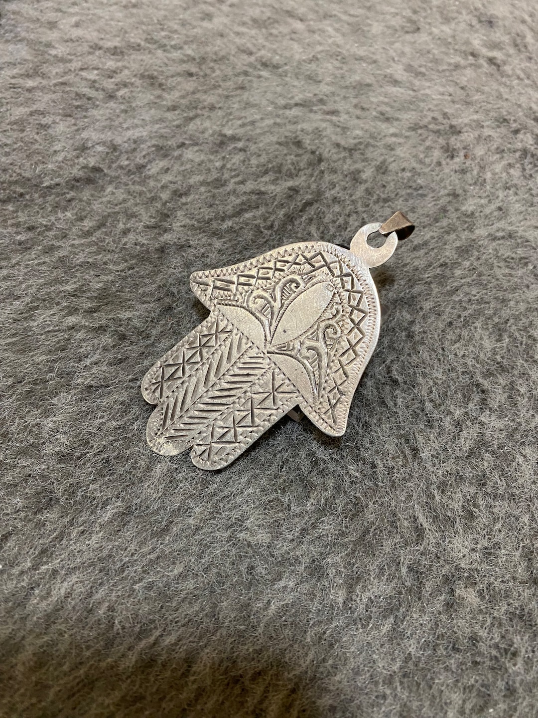 Old Berber Silver Khamsa Pendant From Morocco,antique Berber Hamsa,hand ...