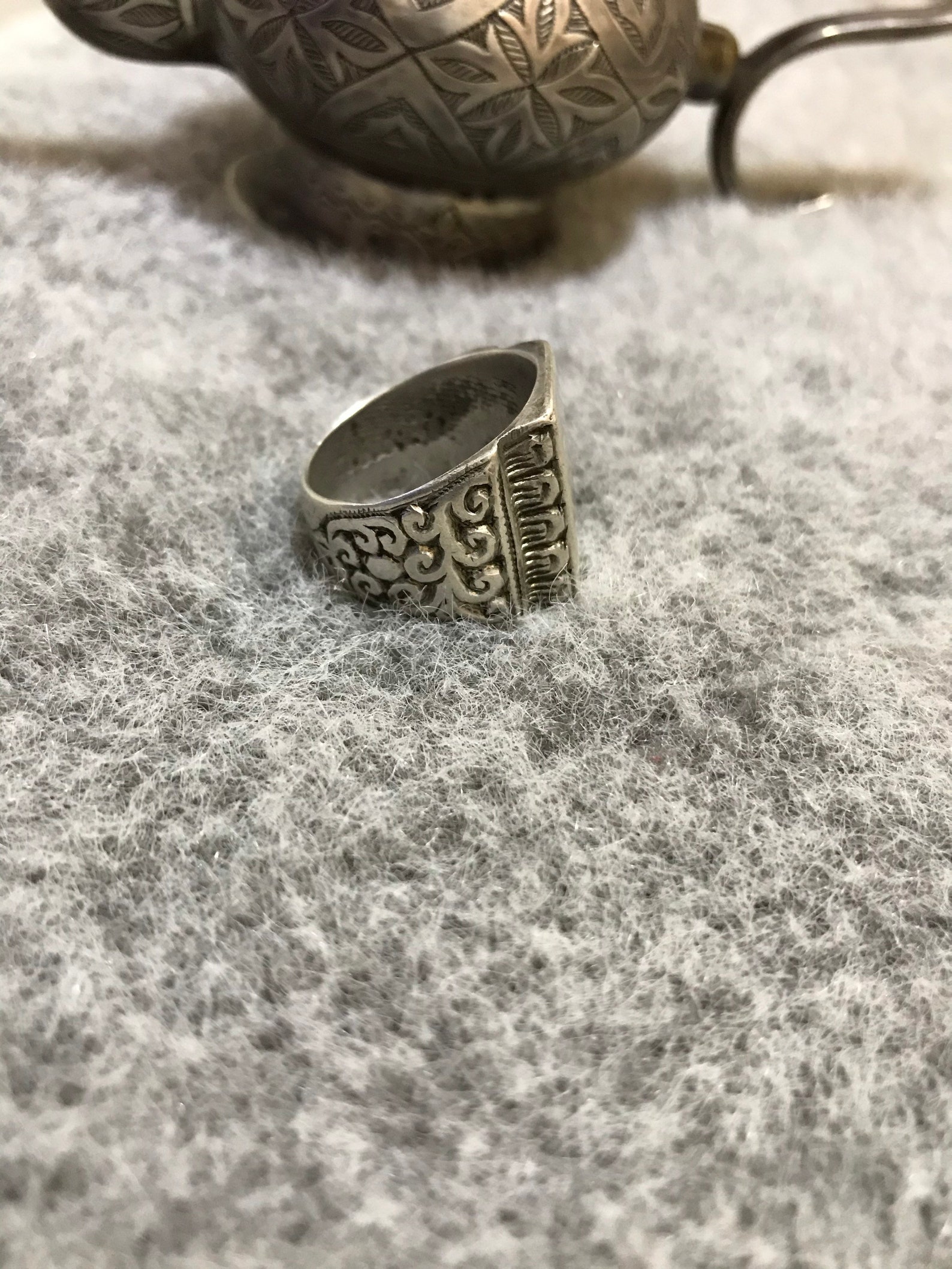 Old Berber Silver Ring From Morocco,handmade Berber Ring, Sizeus:10 ...