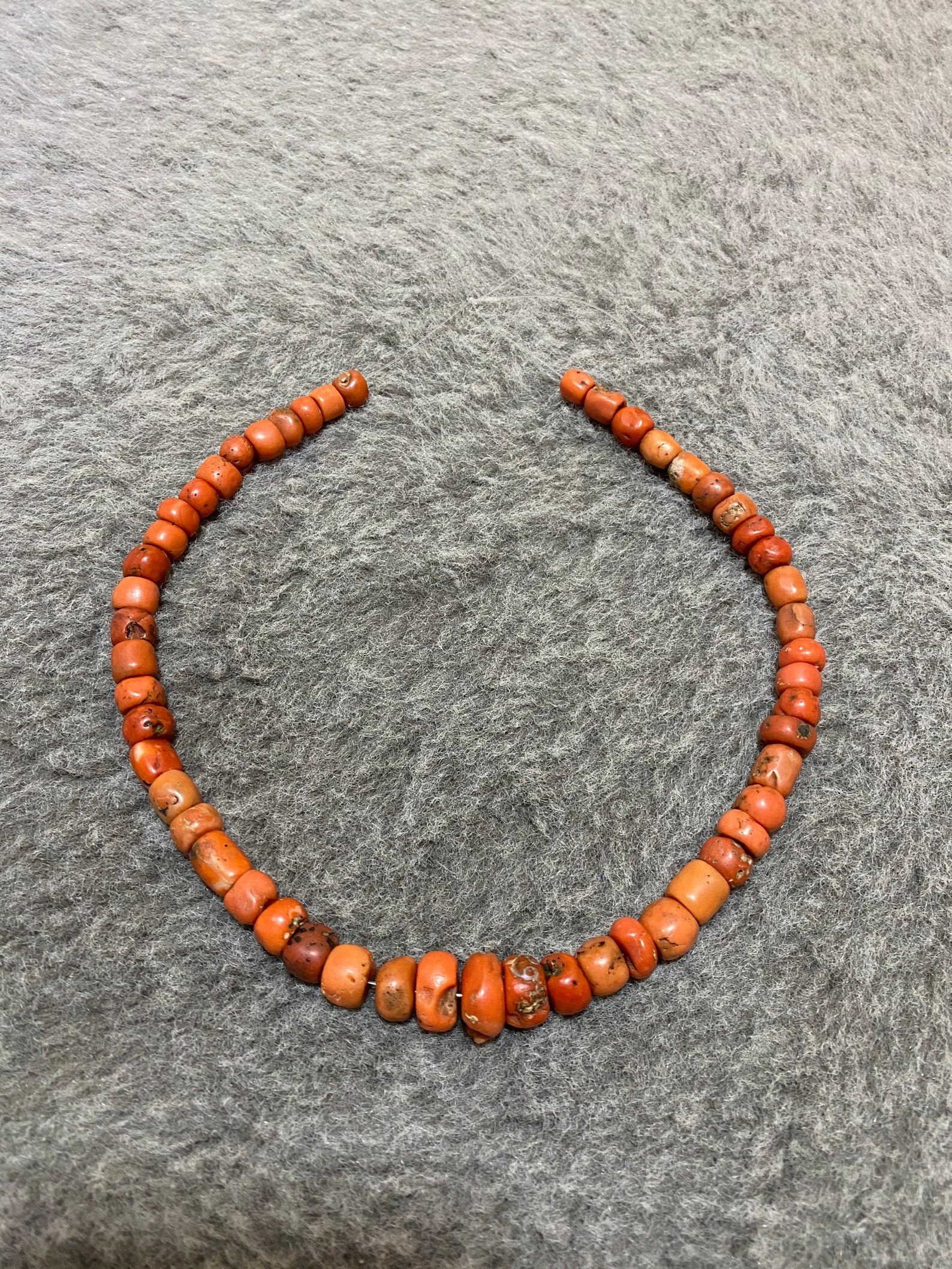 Old Moroccan Natural Coral Beads, Old Berber Coral for Necklaces ...