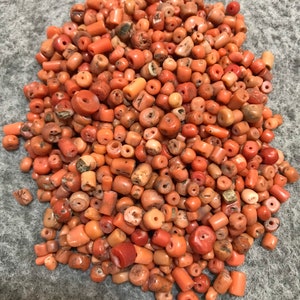 Shocked Price !! 216 Grams of Old Moroccan Natural Coral Beads,antique ...