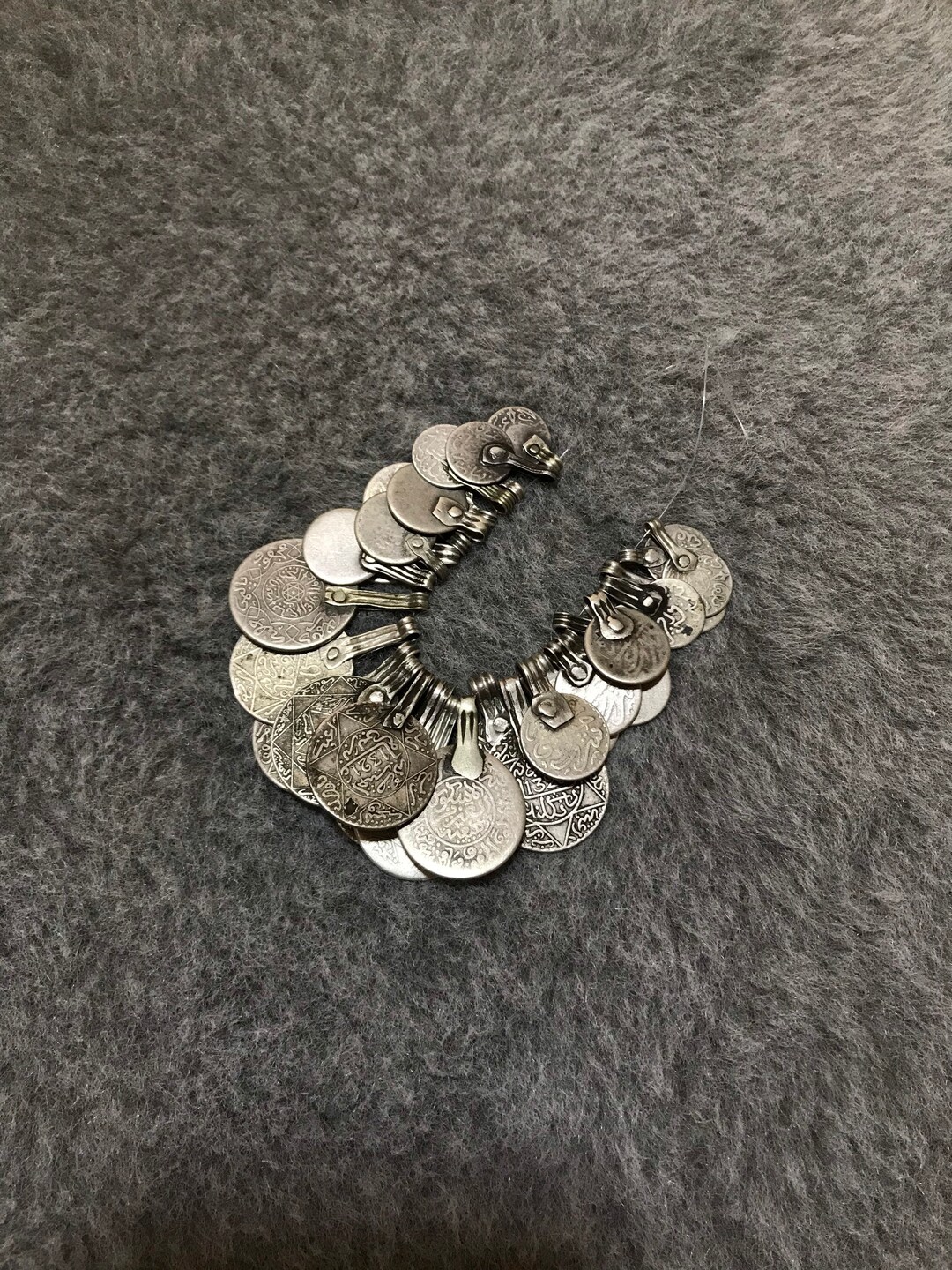 Set of 30 (10 Small-10medium-10large) Old Berber Silver Coins From ...