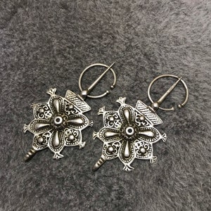 Old Large Rare Fibulae From Morocco nador,antique Pair Fibulae,berber ...