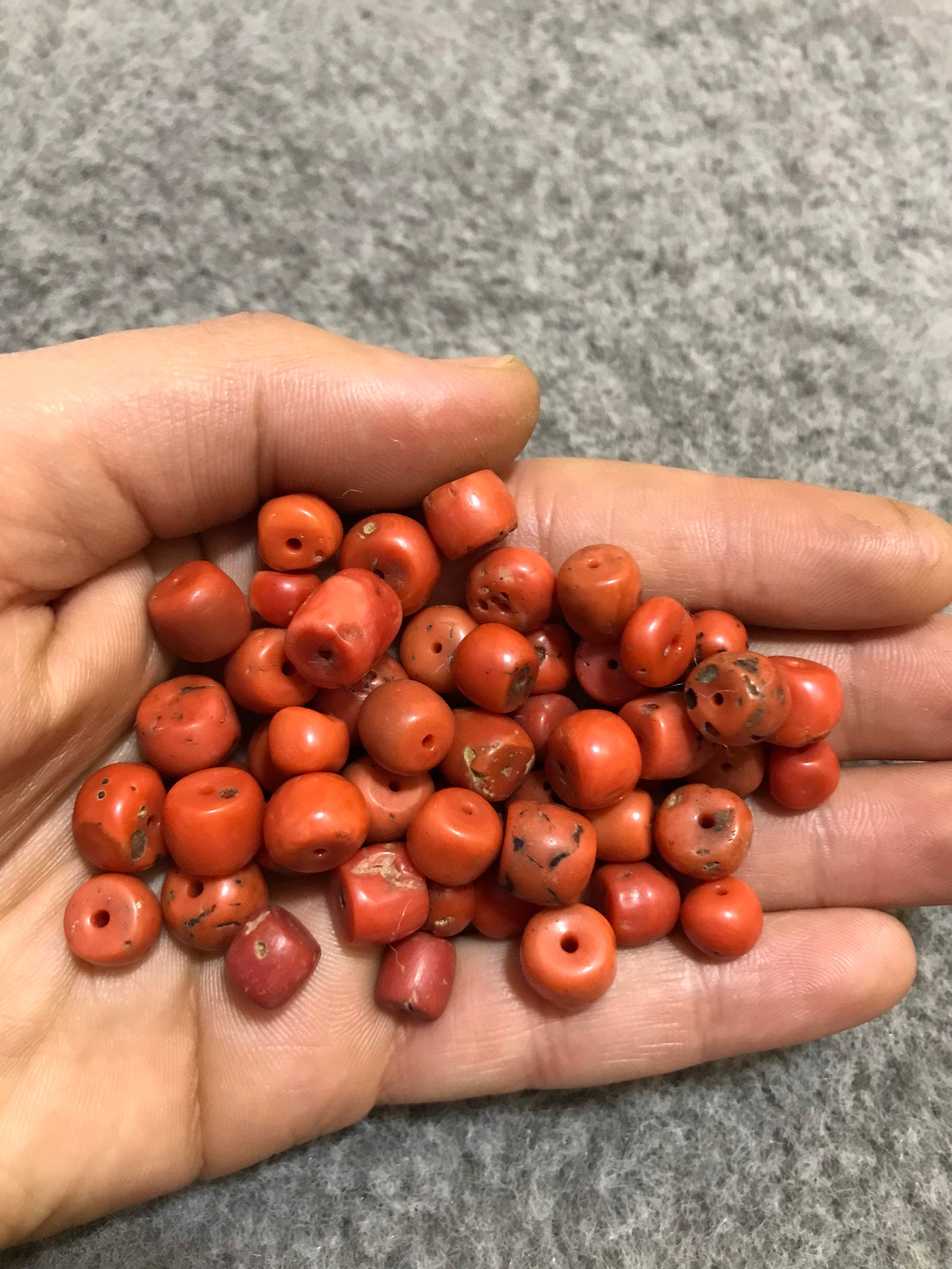 Old Moroccan Natural Coral Beads,antique Natural Coral Beads,rare Old ...