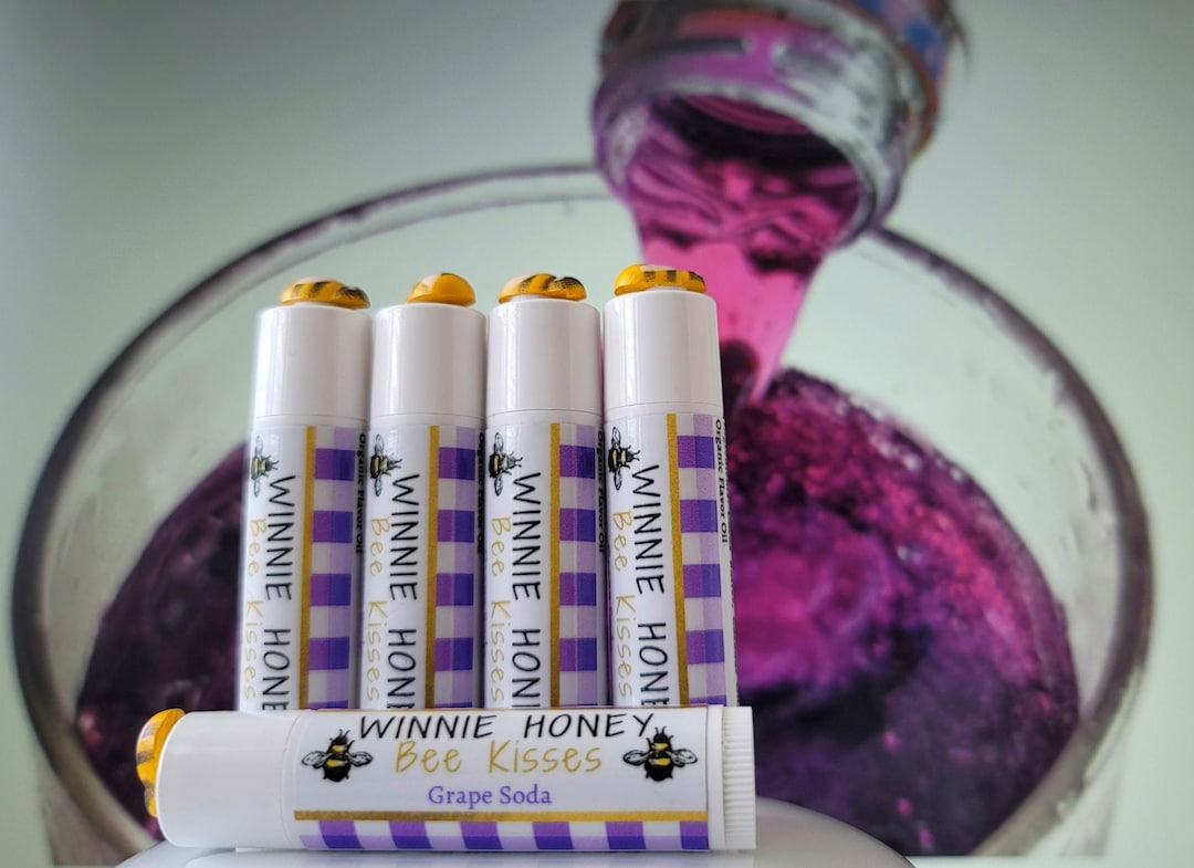 GRAPE SODA Lip Balm Beeswax Lip Balm Lip Gloss Natural Lip Balm Organic ...