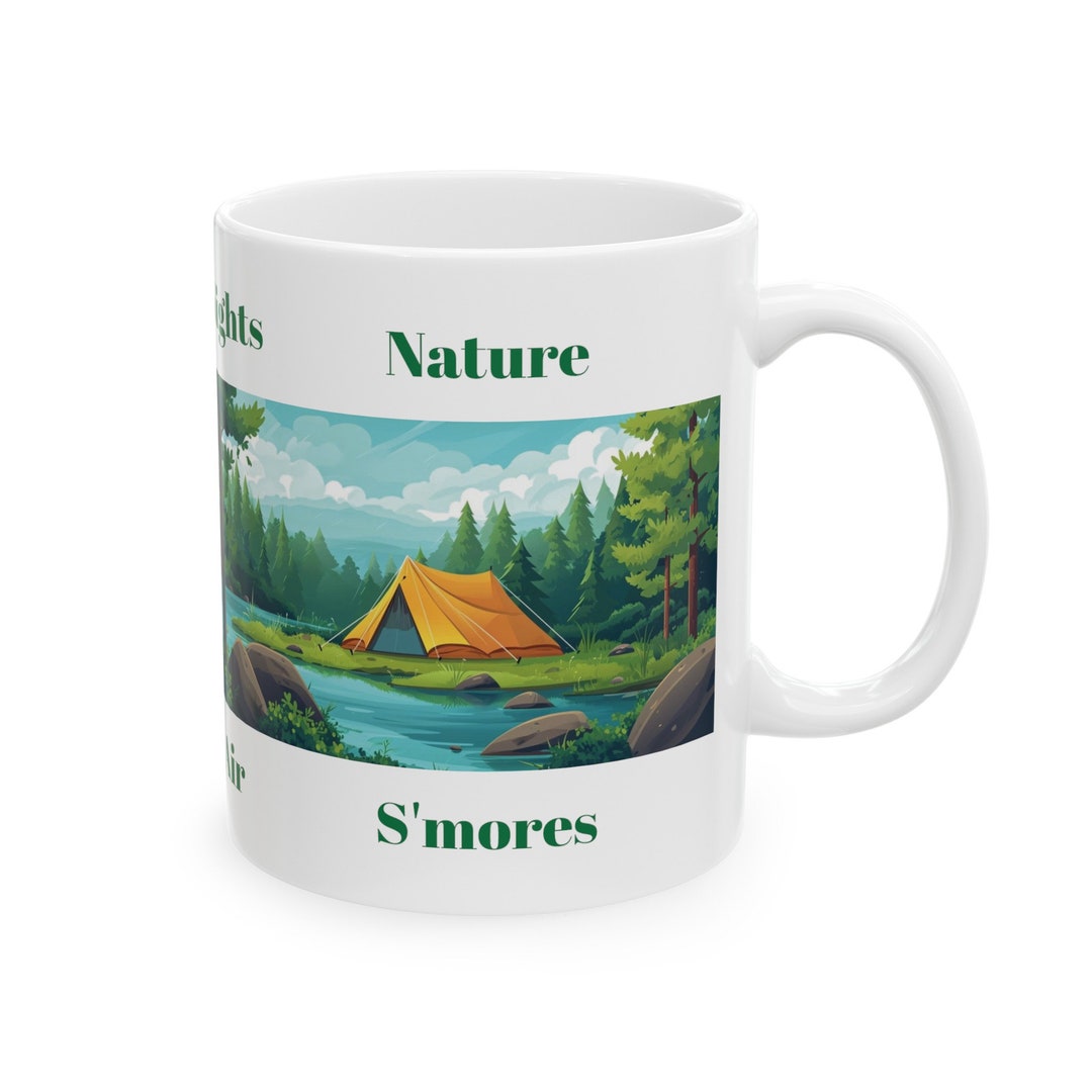 Camping Mug, Tent Mug, Camping Gift, Camp Mug, Nature Mug, Camper Gift ...