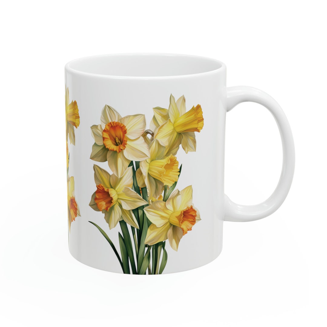Delightful Daffodils Mug Spring Flowers Mug Daffodil Mug Gift for ...