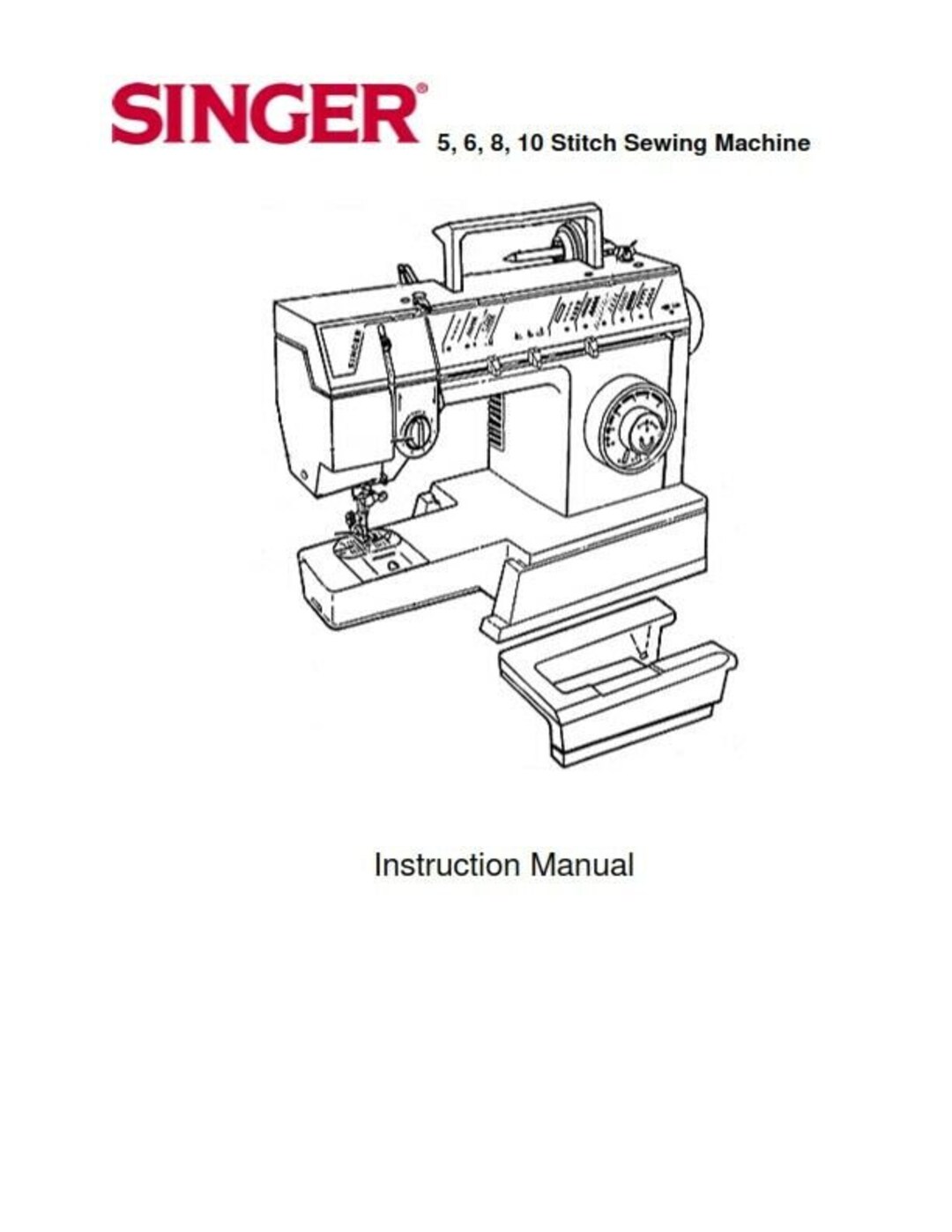 Singer 8 Stitch Sewing Machine