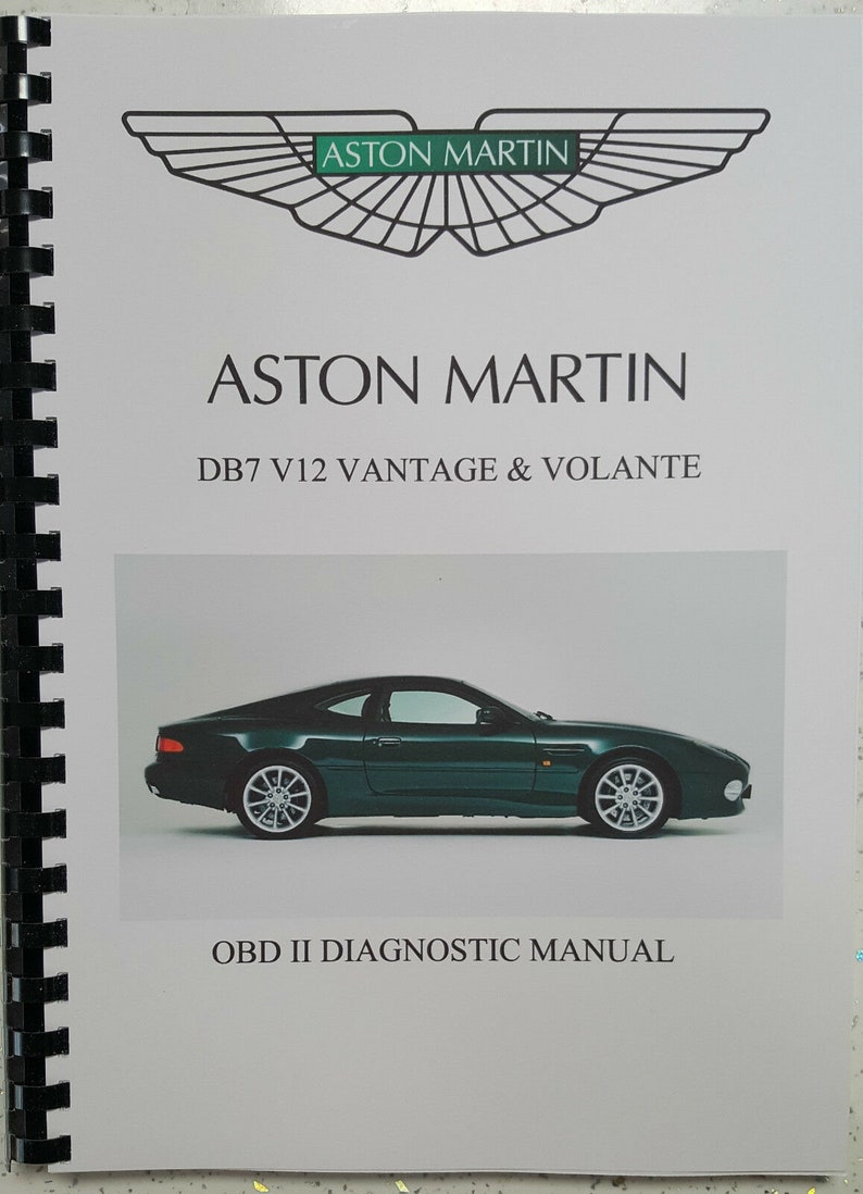Aston Martin DB7 V12 Vantage & Volante Workshop Manual Parts Manual and ...