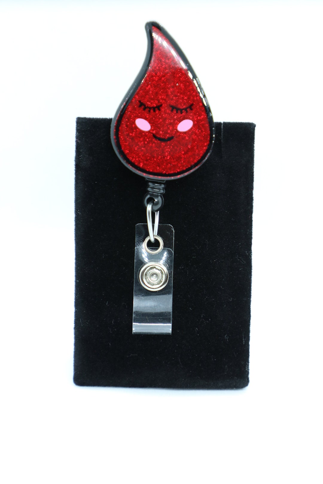 Blood Drop Badge Reel, Phlebotomist Badge Reel, Lab Badge Reel ...