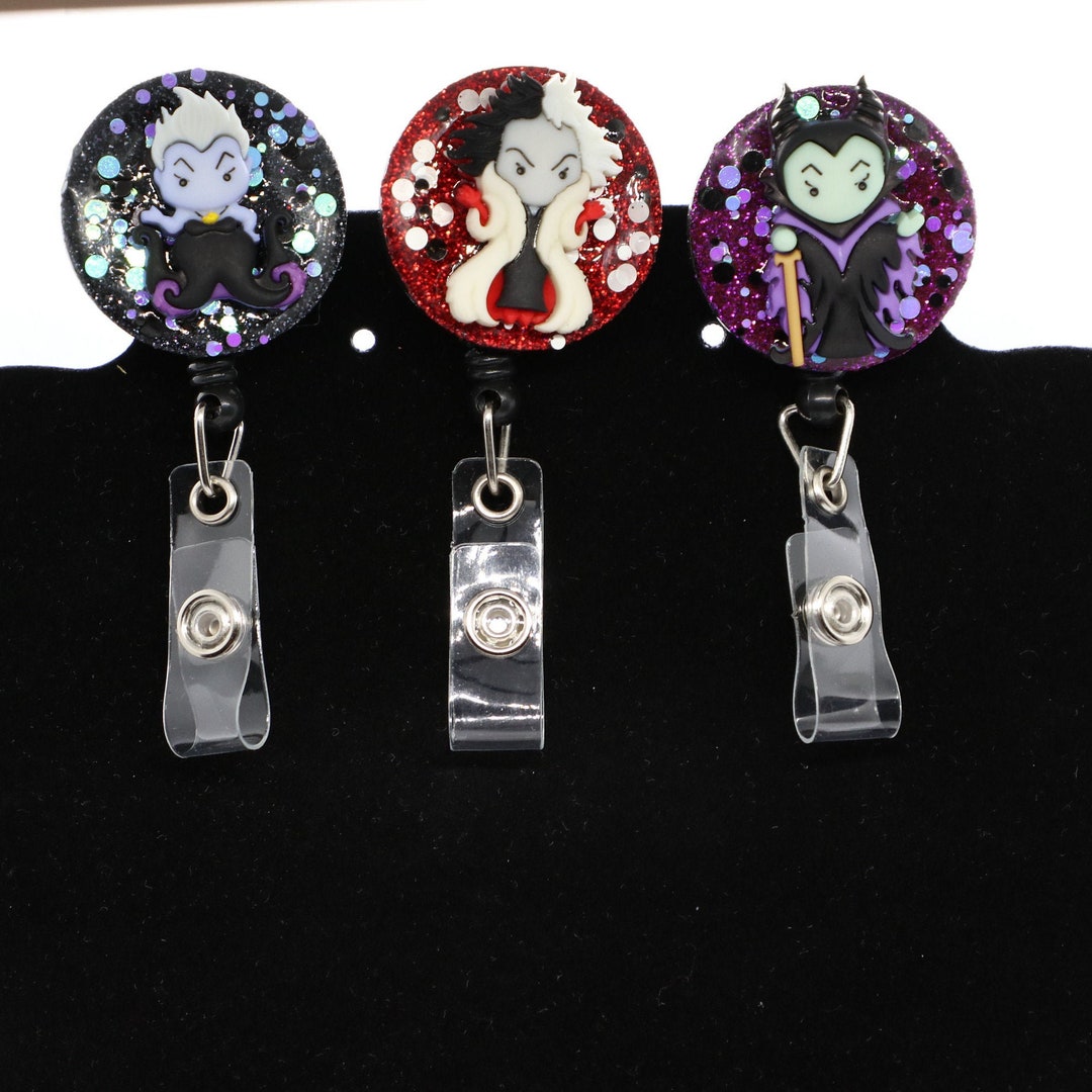 Disney Villain Nurse Badge Reel - Etsy