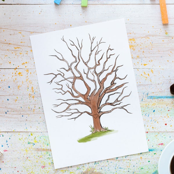 Fingerprint Tree - Etsy