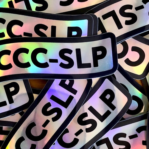 SLP Sticker Speech Language Pathologist / Therapist - Etsy