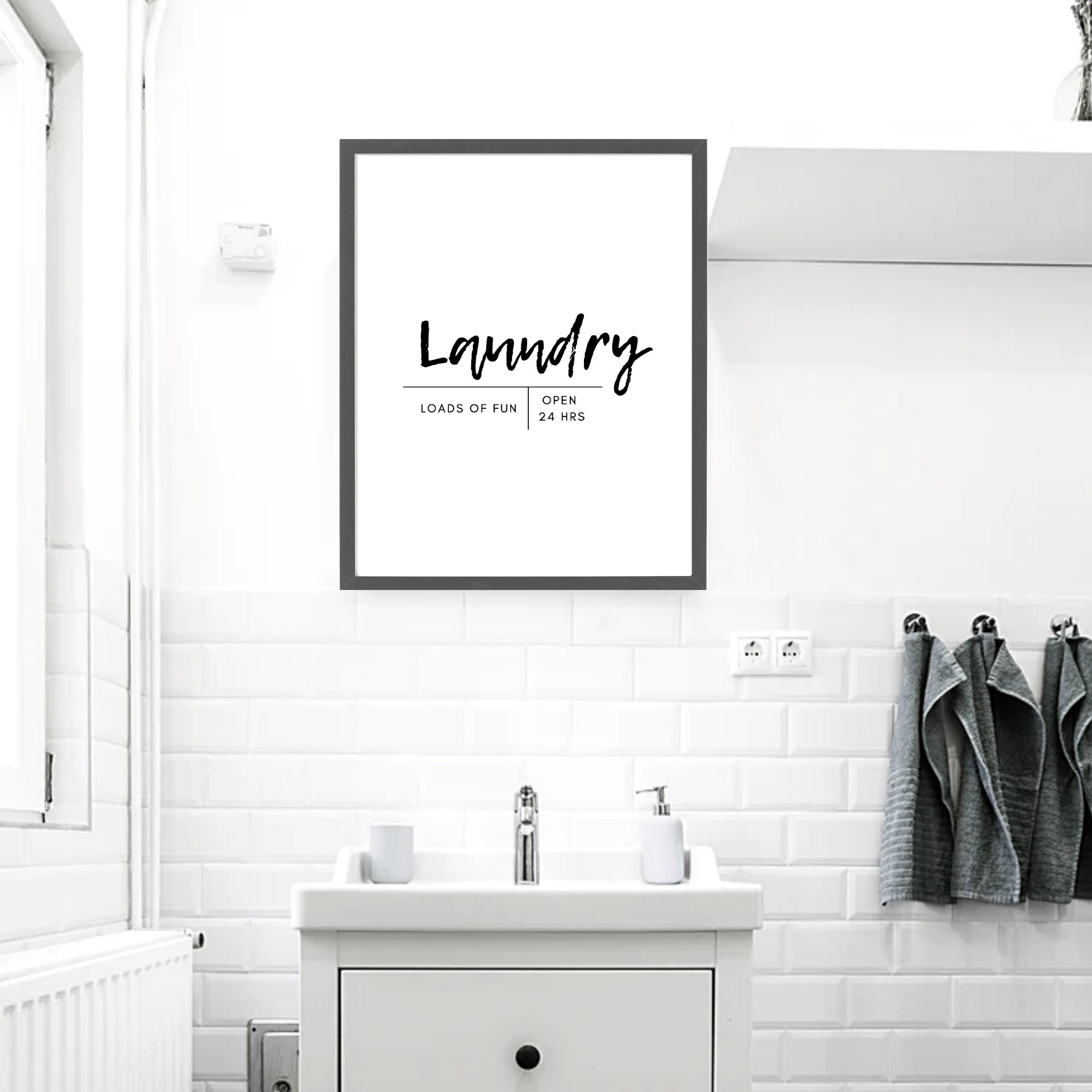 Prints Wall Hangings Digital Print Laundry Quote Wall Art Printable ...