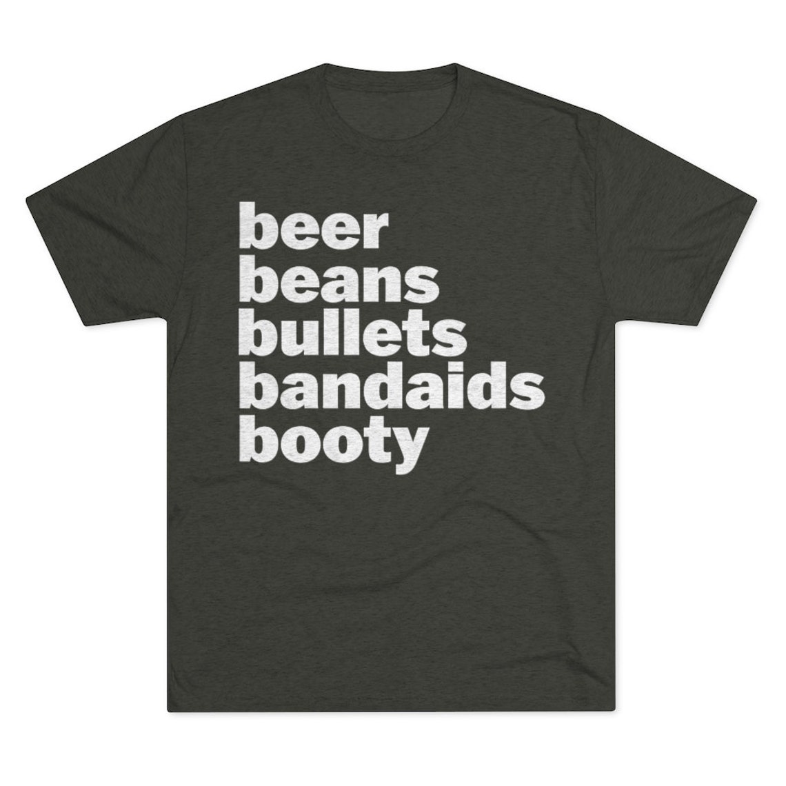 Apocalypse Checklist Beer Beans Bullets Bandaids Booty Prepper ...