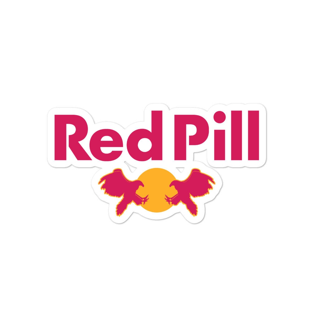 Stickers, Labels & Tags Red Pill Bubble-free stickers Paper & Party ...