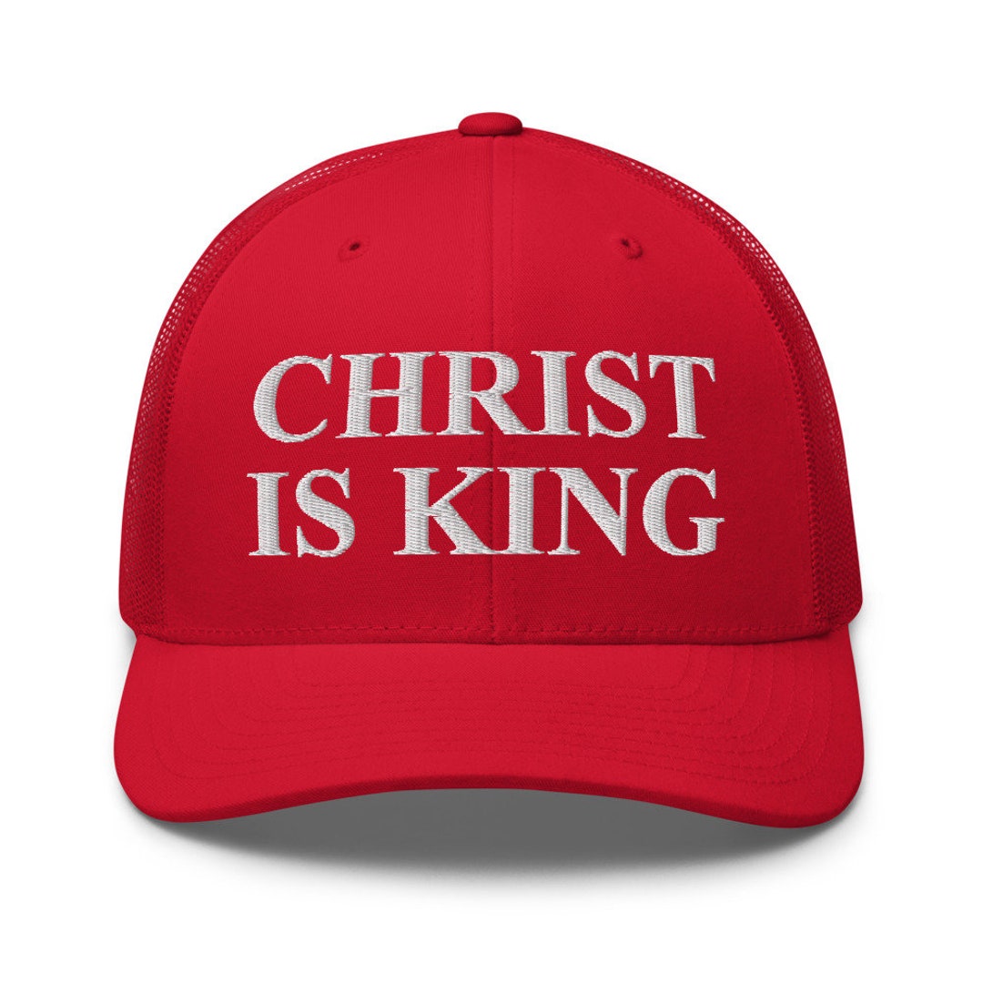Christ is King Trucker Cap - Etsy