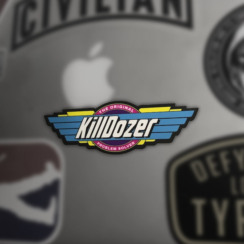 Killdozer Kill Dozer Vinyl Die-cut Stickers Marvin Heemeyer - Etsy