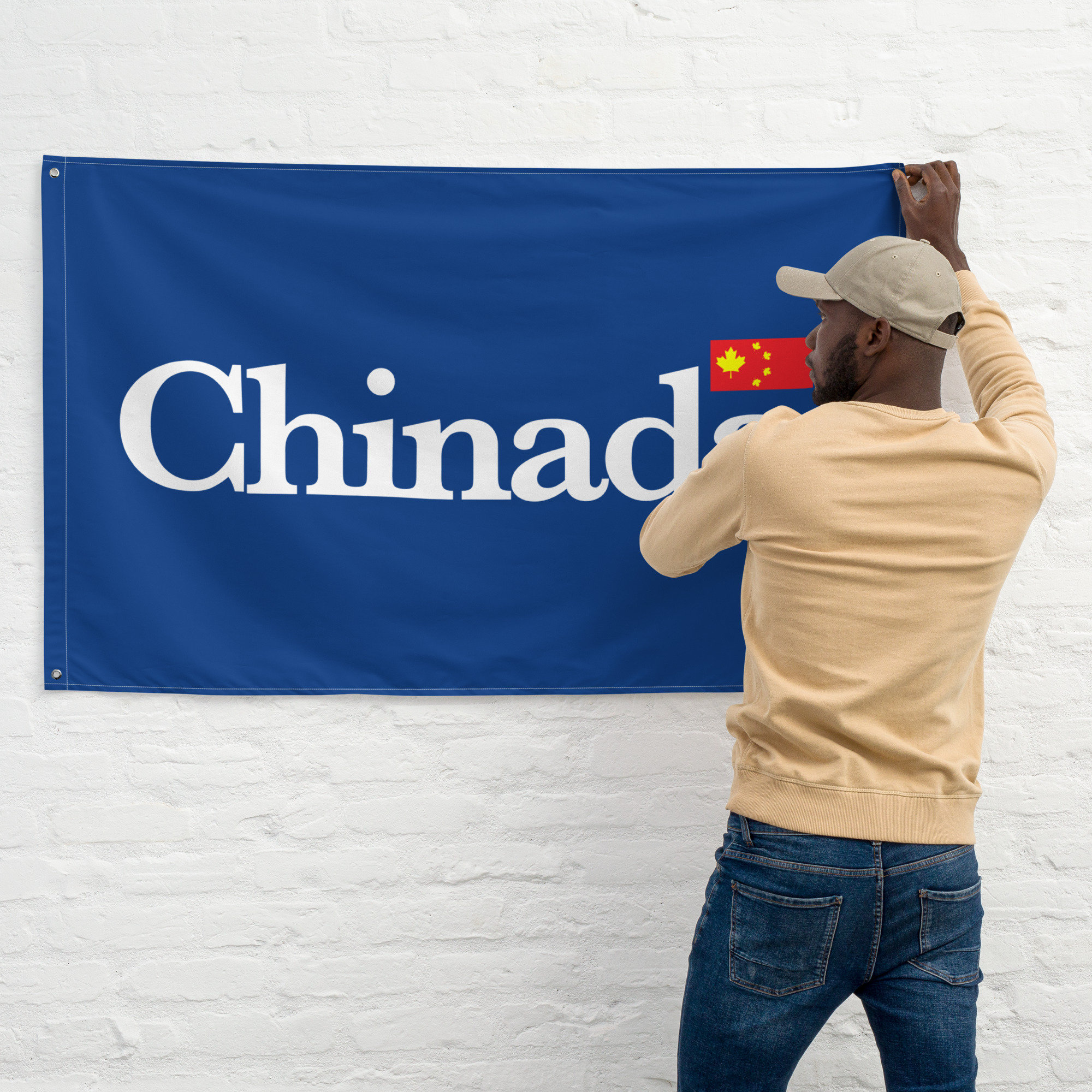 Chinada Canadian Chinese Flag Trucker Convoy Canada Protest - Etsy Canada