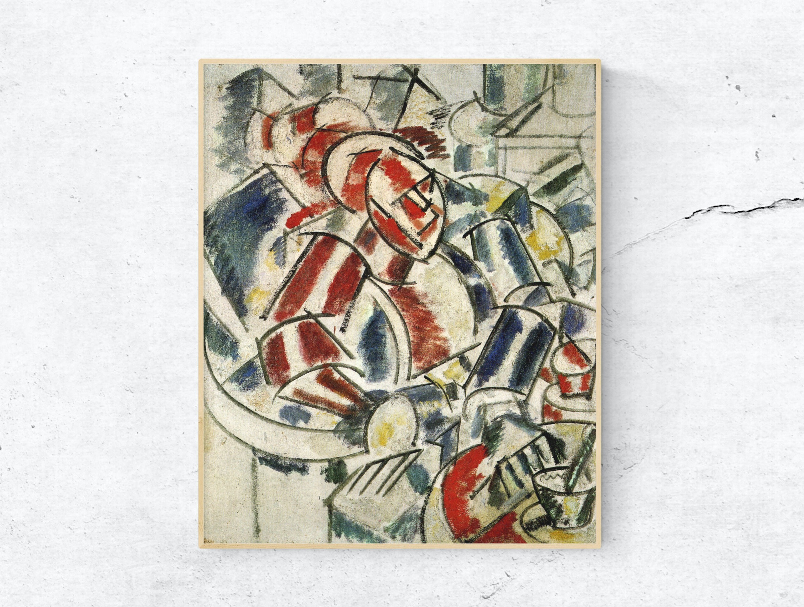 Fernand Leger Art Print Léger Vrouw in Zetel, Abstract Art Abstract ...