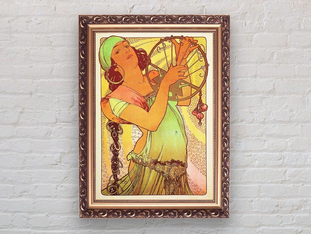 Alphonse Mucha Art Nouveau Print Fruit by Alphonse Mucha Print Art ...