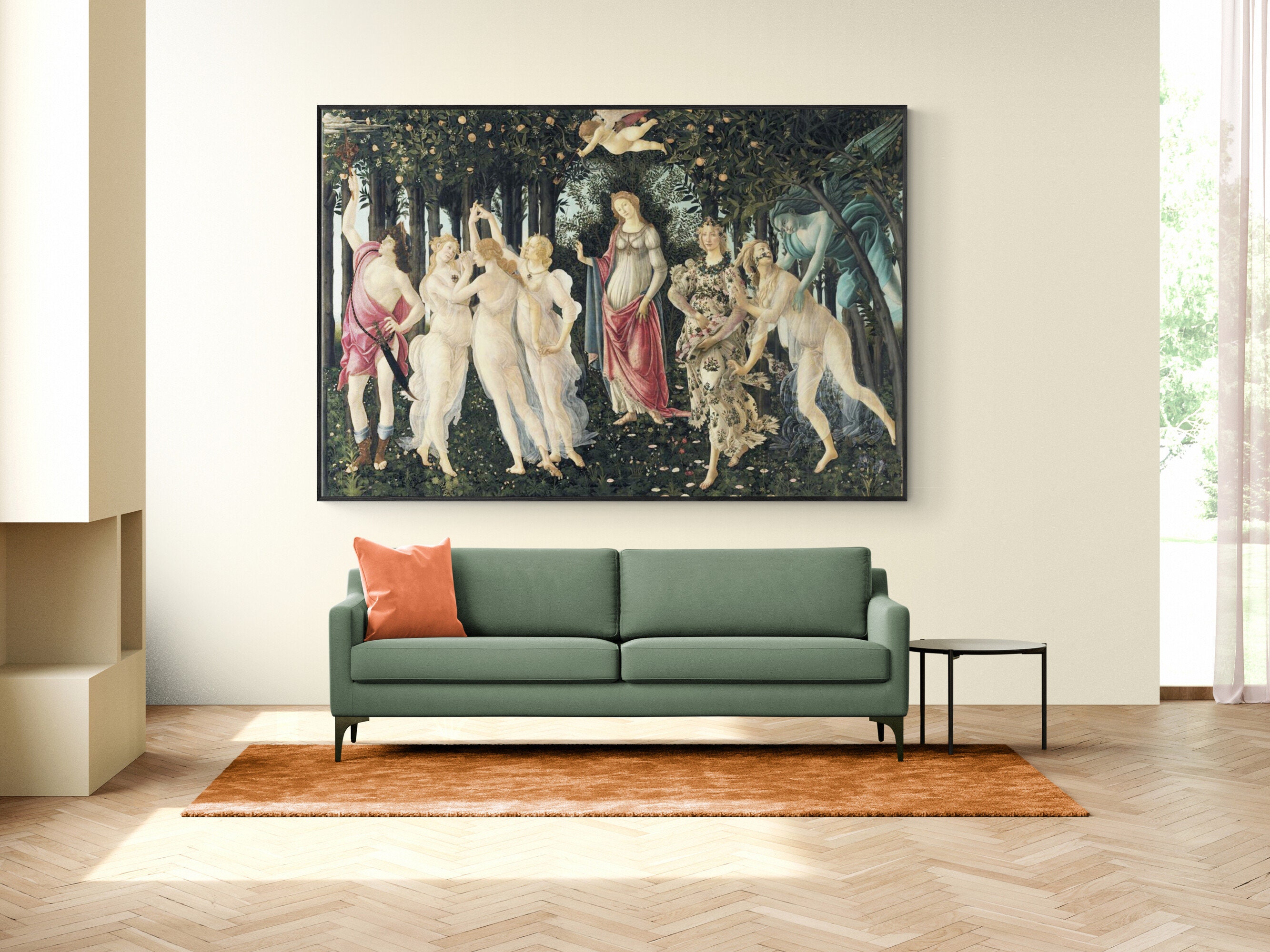 Renaissance Oil Painting La Primavera allegory of Spring Canvas ...