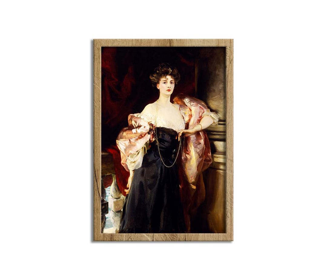 Portrait of Lady Helen Vincent by John Singer Sargent, Victorian Style ...
