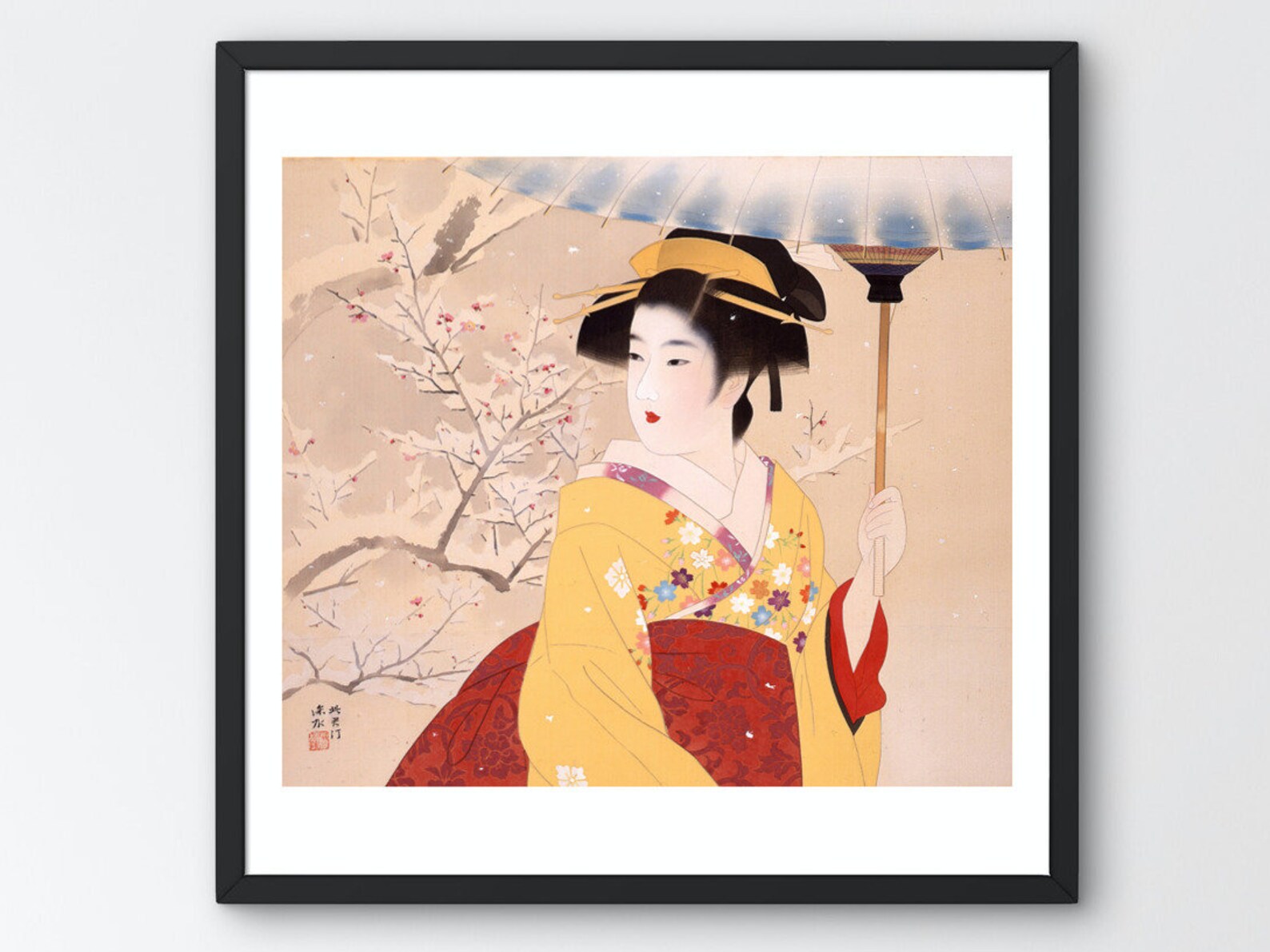 Shinsui Ito Ukieyo E Prints Beauty in the Snow 1949 by Shinsui Ito ...