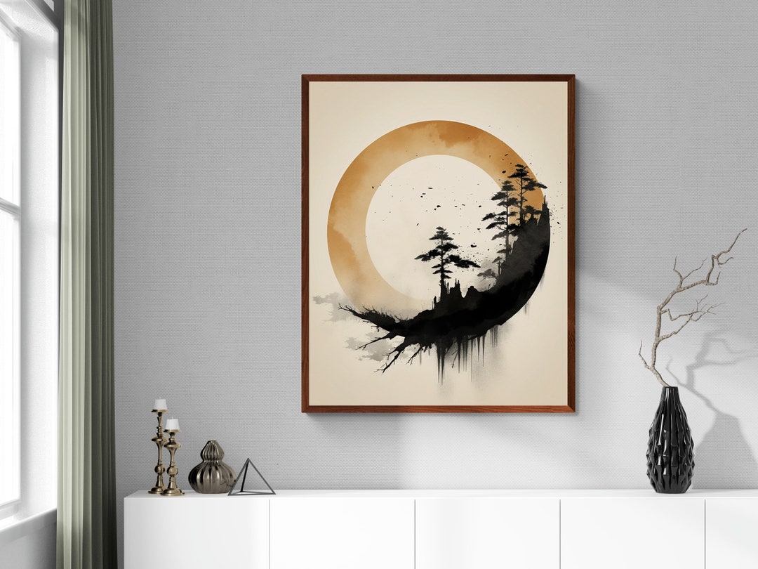 Yin Yang Print, Yin Yang Poster, Zen Art, Yoga Wall Art, Yin Yang Decor ...
