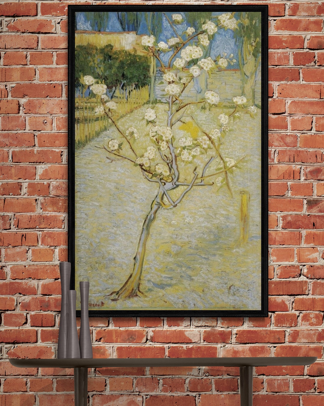 Van Gogh Print - Small Pear Tree in Blossom by Vincent Van Gogh ...