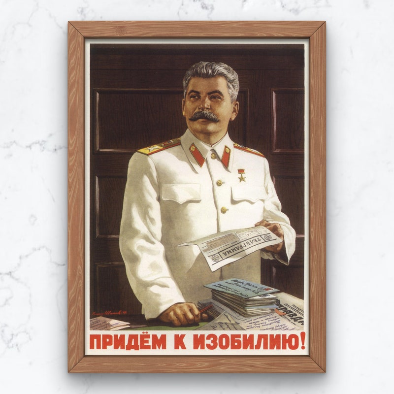 Stalin Poster - Etsy
