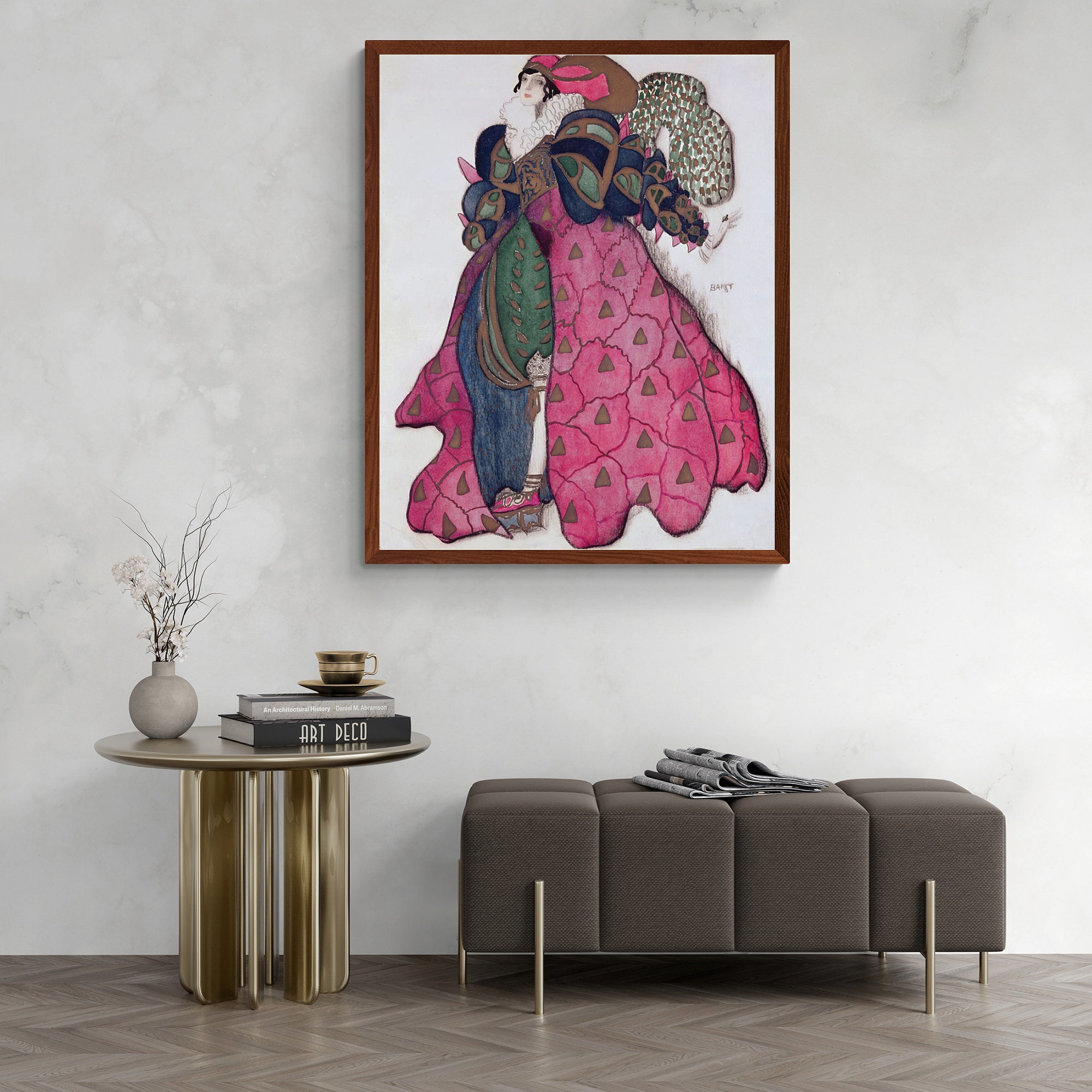 Costume Design for La Legende De Joseph by Léon Bakst, Antique ...