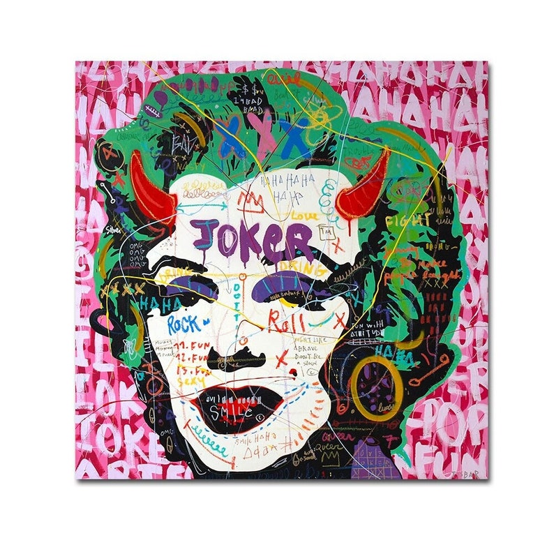 Marilyn Monroe Wall Art on Canvas Monroe Street Pop Art Wall - Etsy