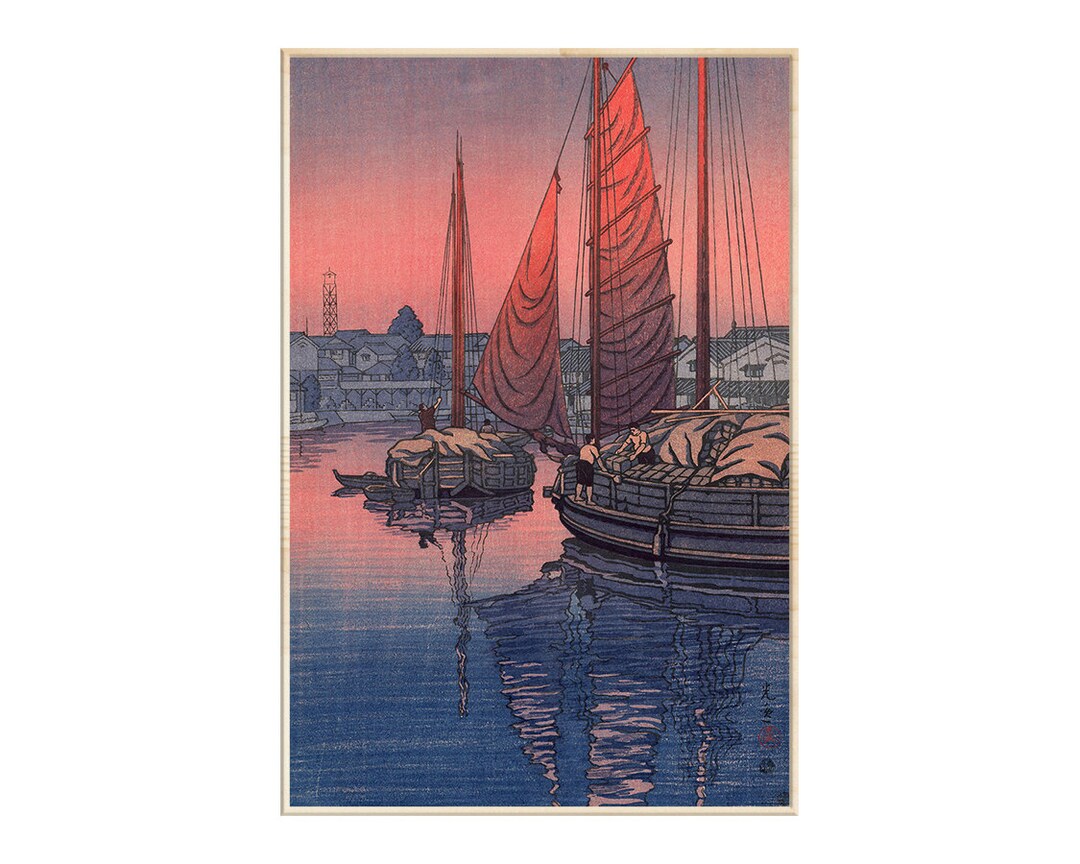 Tsuchiya Koitsu Prints Seto Inland Sea, Tomonotsu by Tsuchiya Koitsu ...