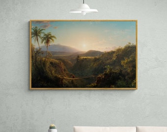 Moonlight by Frederic Edwin Church 1865 Print Poster - Etsy