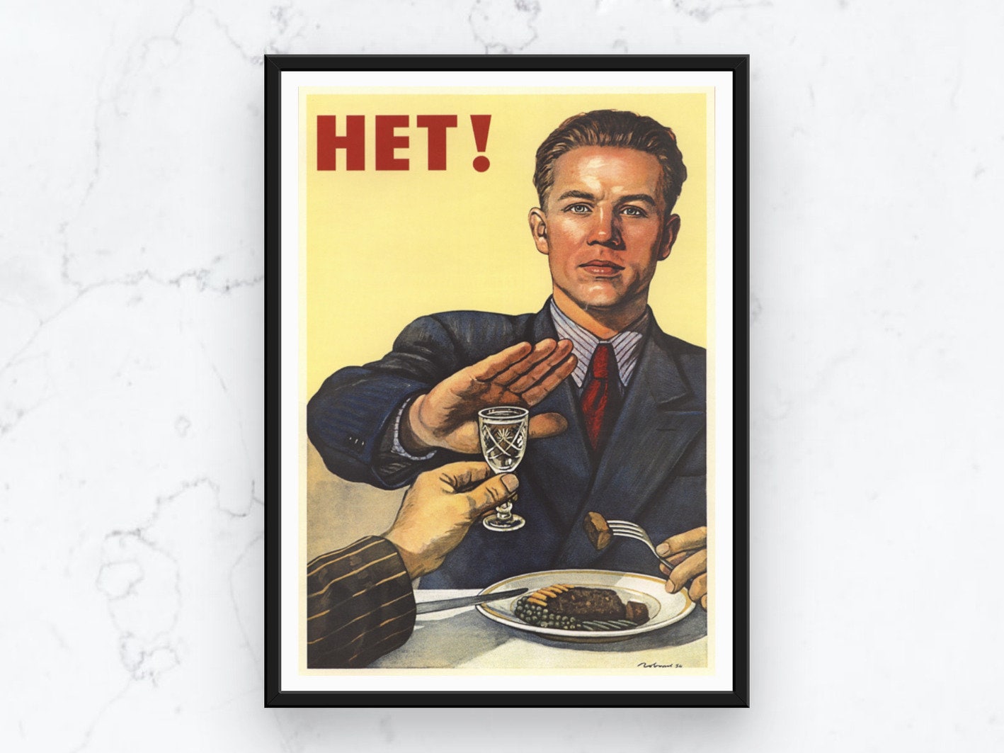 Soviet Union Anti Alcohol Poster, Soviet Anti Alcohol Drinking USSR ...