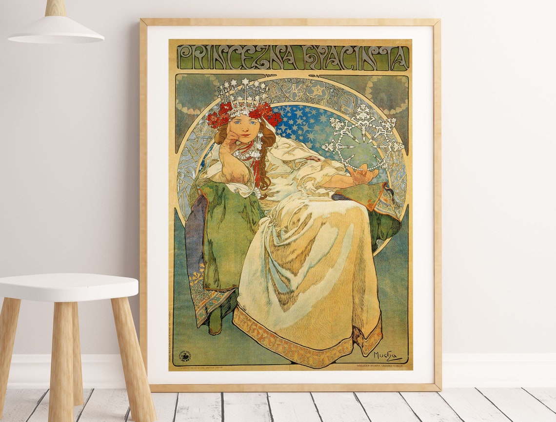 Alphonse Mucha Art Nouveau Print - Alphonse Mucha Print Art Nouveau ...