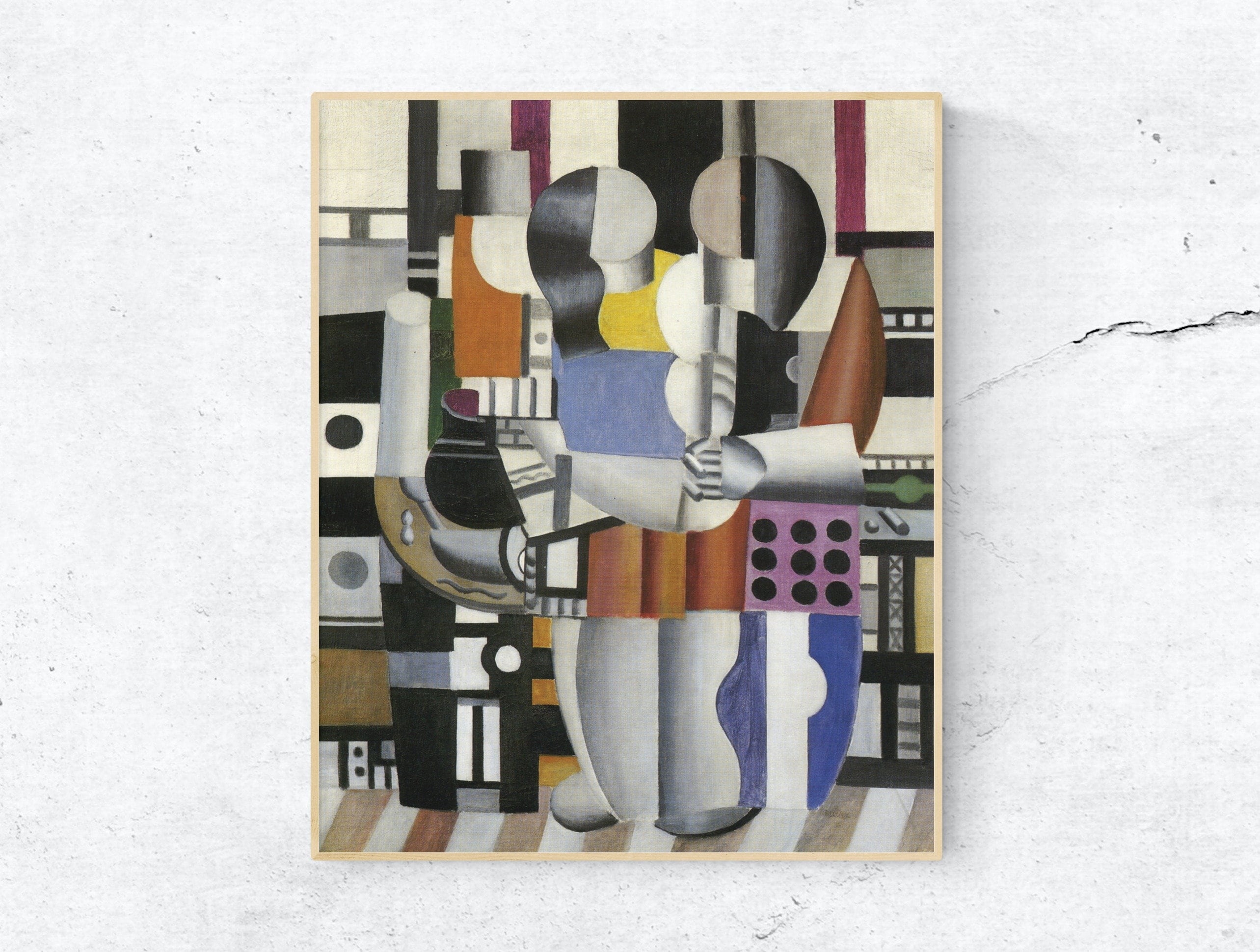 Fernand Leger Art Print Three Figures 1921, Abstract Art Abstract Print ...