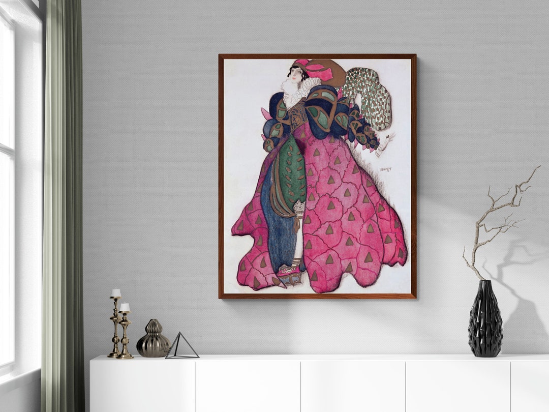 Costume Design for La Legende De Joseph by Léon Bakst, Antique ...