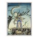 Monster 7 Heads Dragon and Two Brothers by Kay Nielsen Canvas Wall Art ...