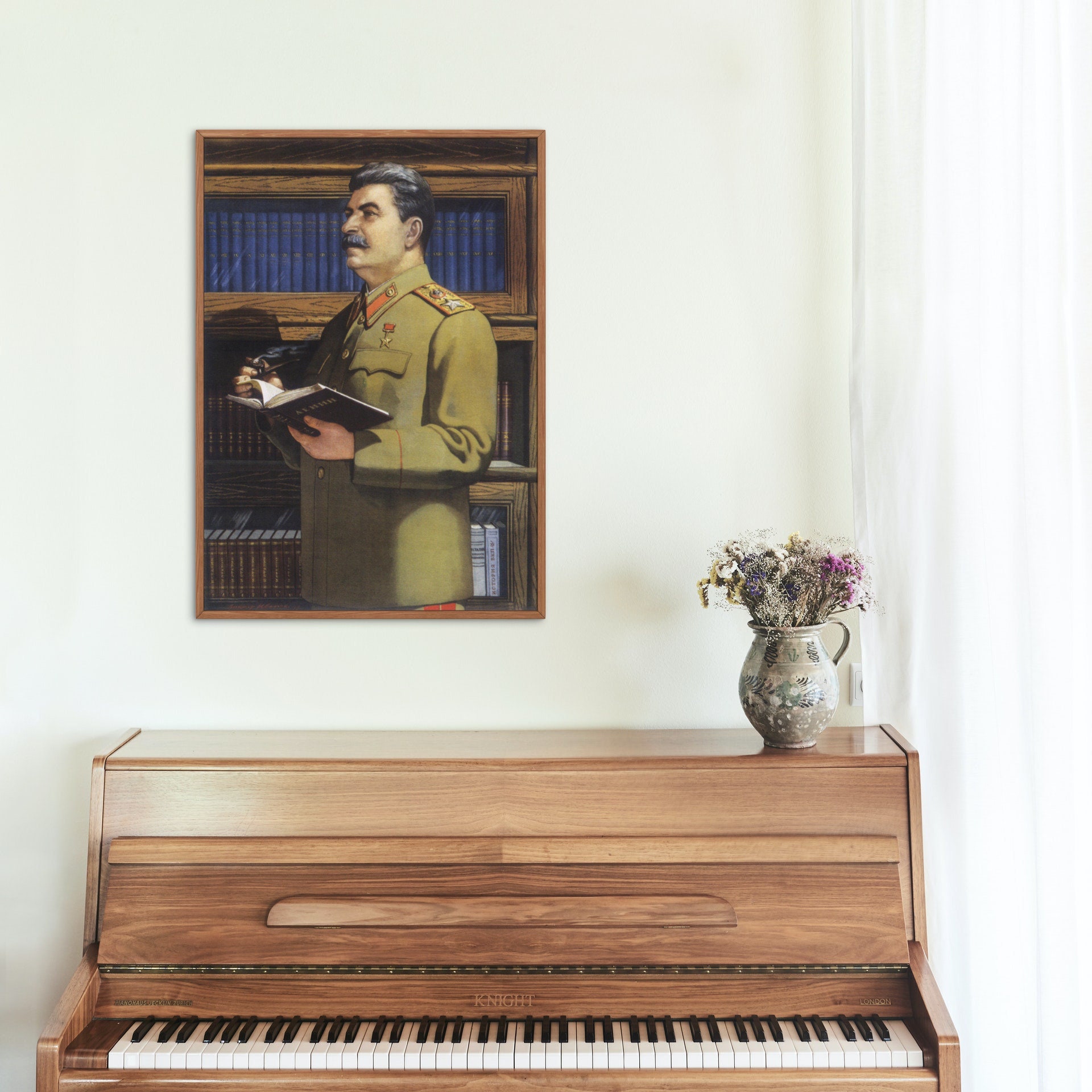 Vintage Soviet Joseph Stalin Propaganda Poster, USSR Vintage Soviet ...