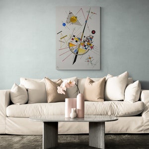 Delicate Tension by Wassily Kandinsky Famous Art Reproduction Canvas ...