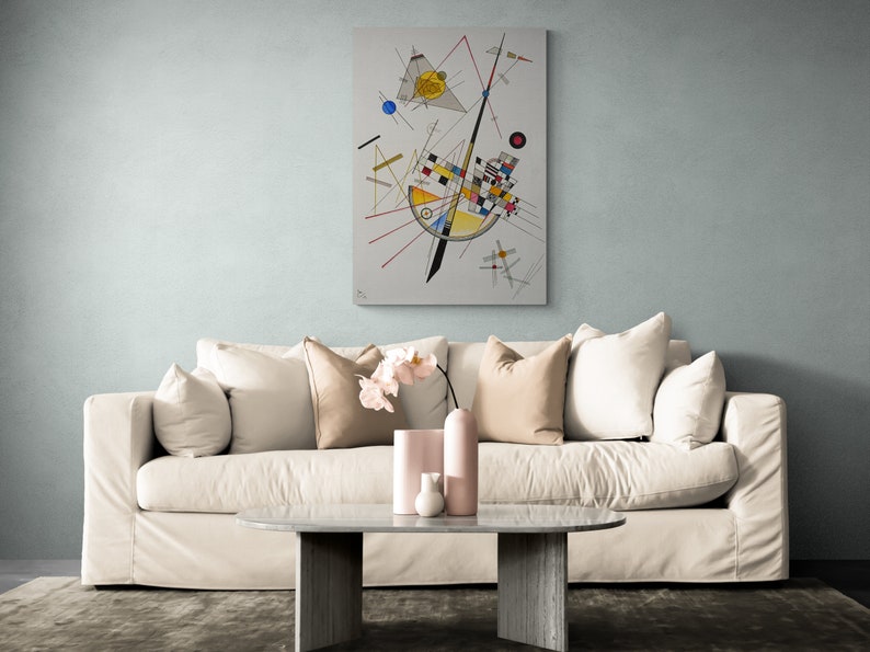 Delicate Tension by Wassily Kandinsky Famous Art Reproduction - Etsy