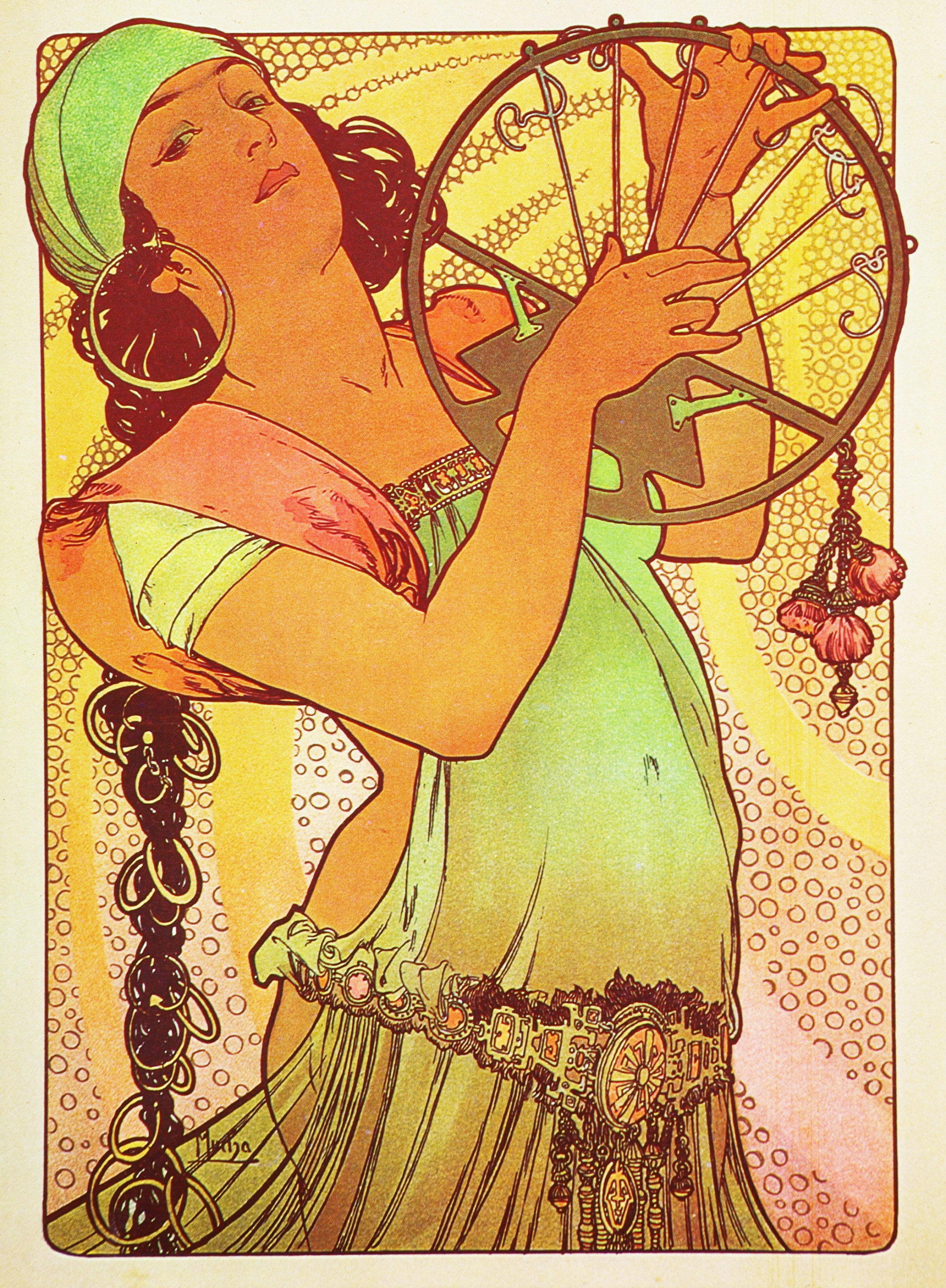 Alphonse Mucha Art Nouveau Print Fruit by Alphonse Mucha - Etsy