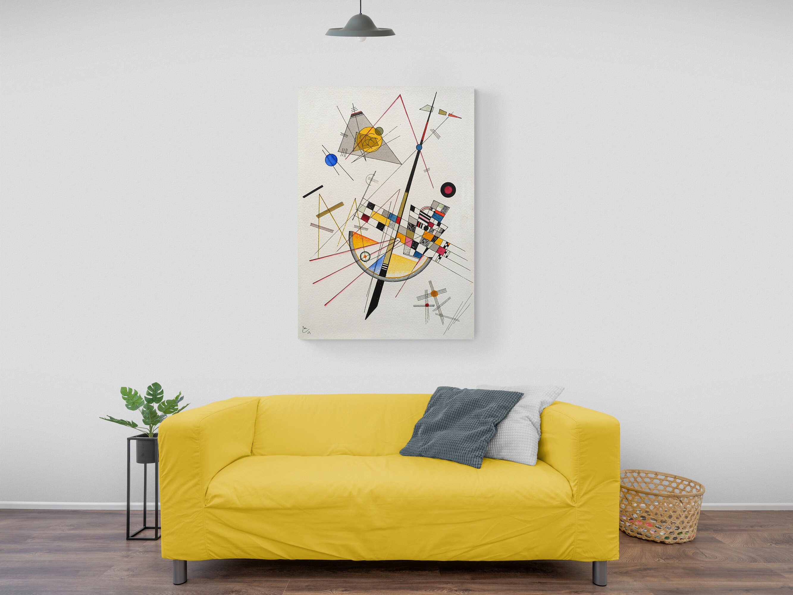 Delicate Tension by Wassily Kandinsky Famous Art Reproduction Canvas ...